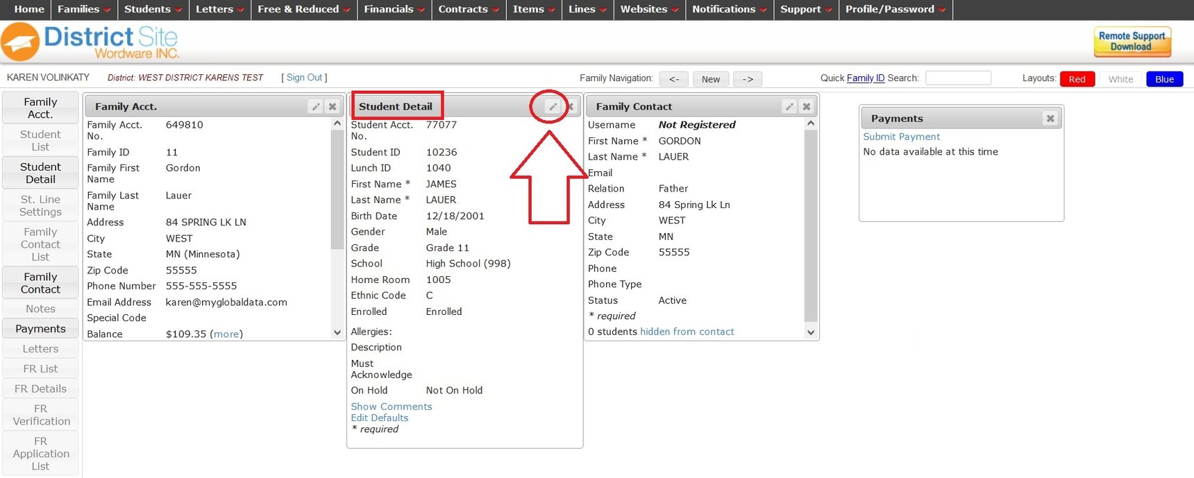 How can I add allergy alerts that will show up in the serving lines?