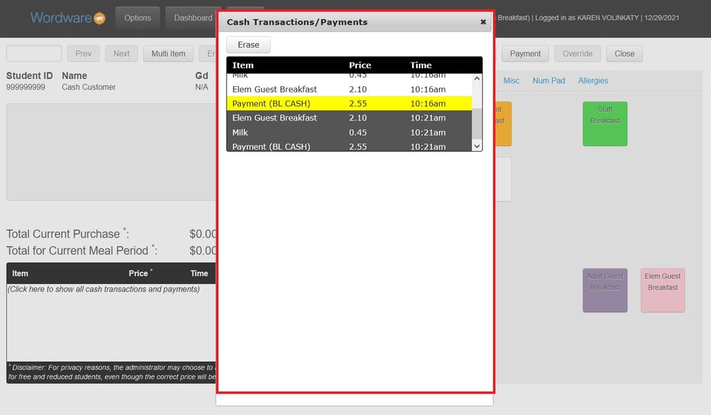 Why does the Total Sales not match the Total Payments on the Cash Sales ...