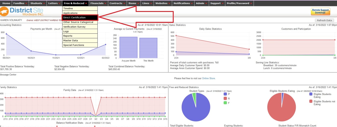 How do I use the generic Direct Certification tool?
