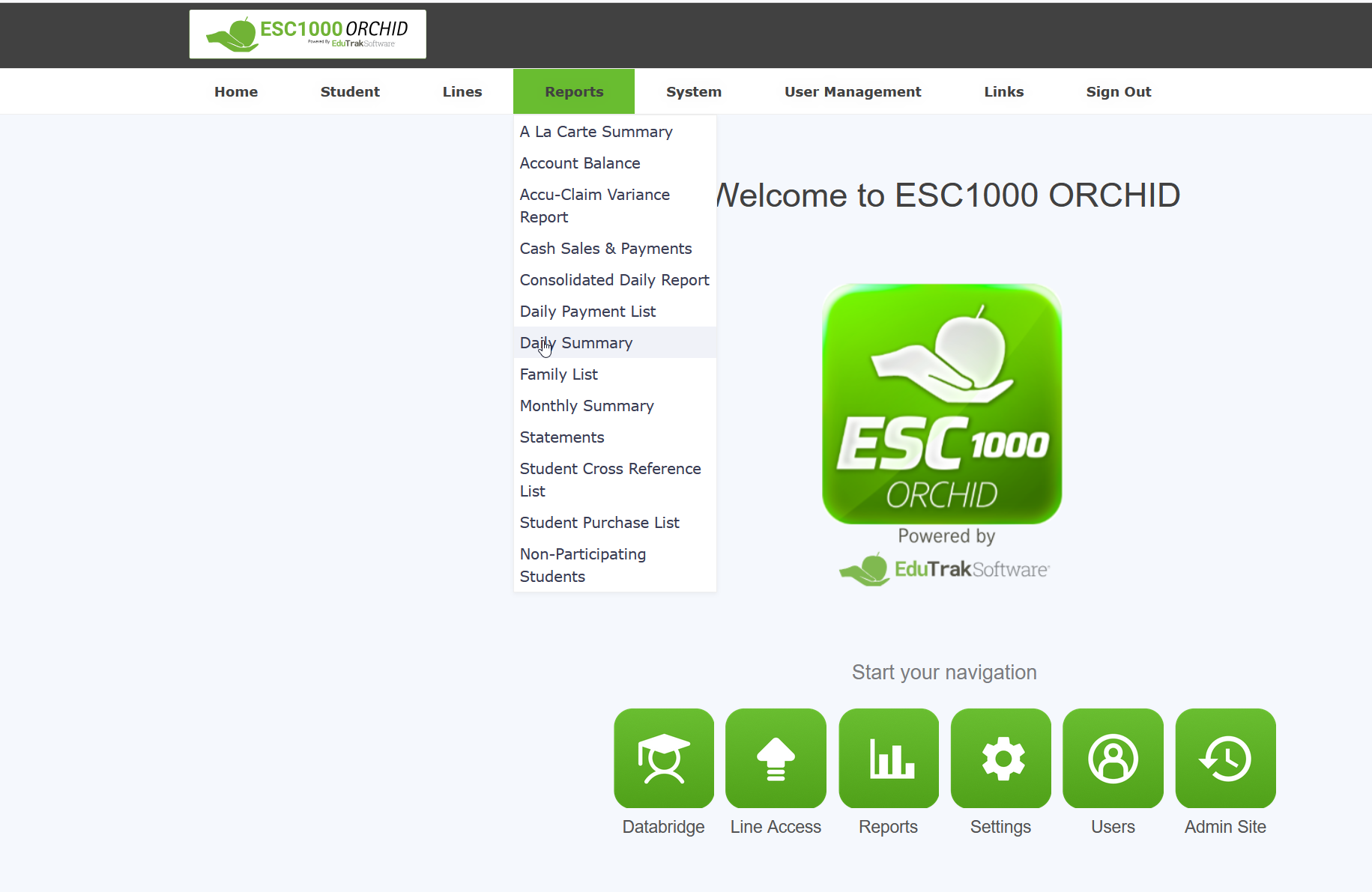 ESC1000 – Daily Summary Report Enhancements