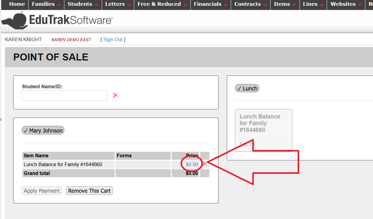 How do I post a food service payment, make a refund or transfer money ...